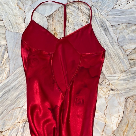Victoria's Secret | Dresses | Victoria Secret Red Rose Small Babydoll ...